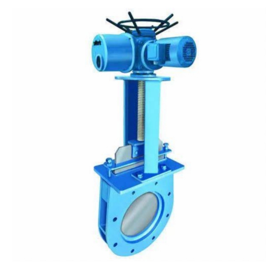 Knife Gate Valve Electric Actuator Operated – Nafe Steel